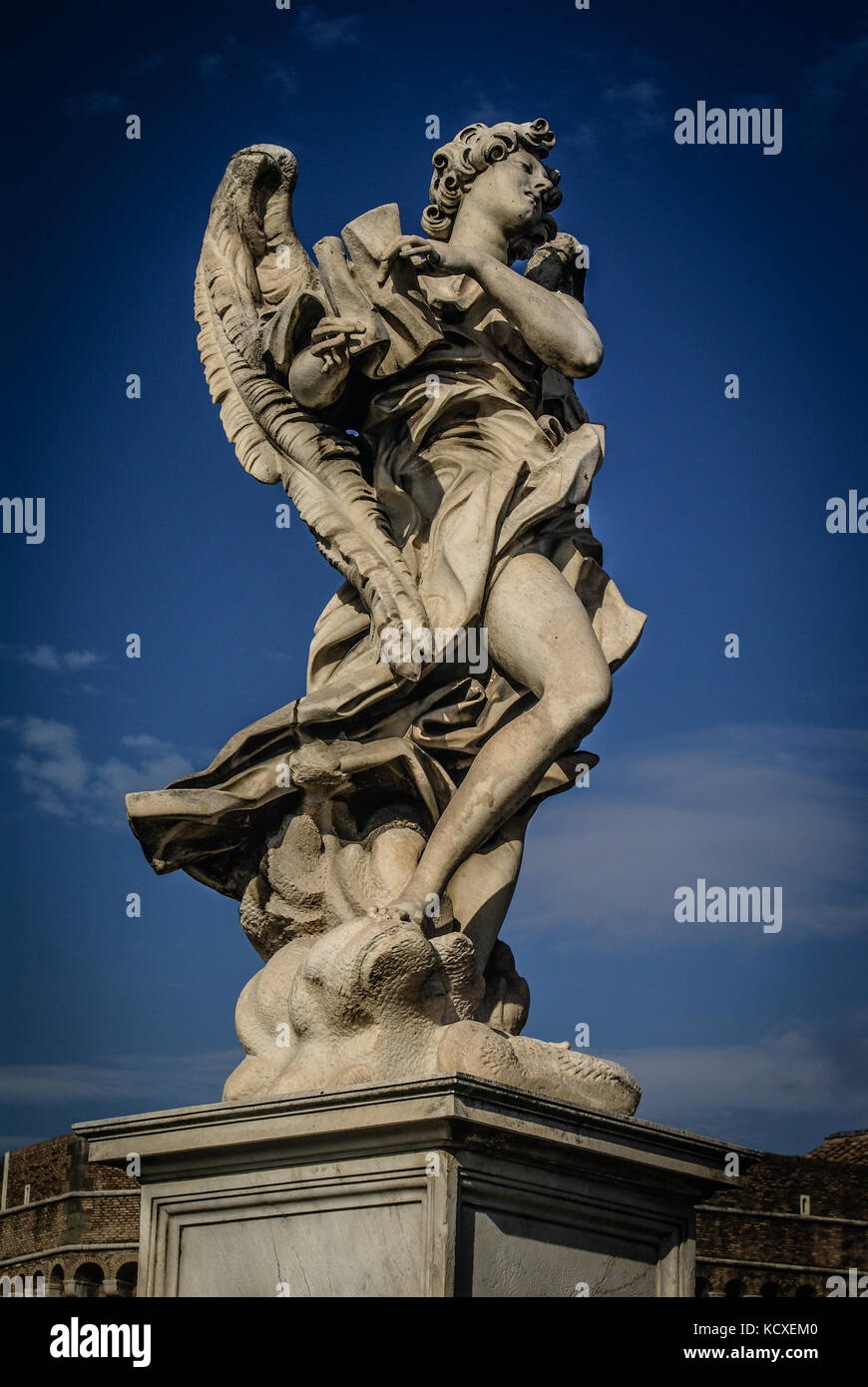 angel in rome Stock Photo - Alamy