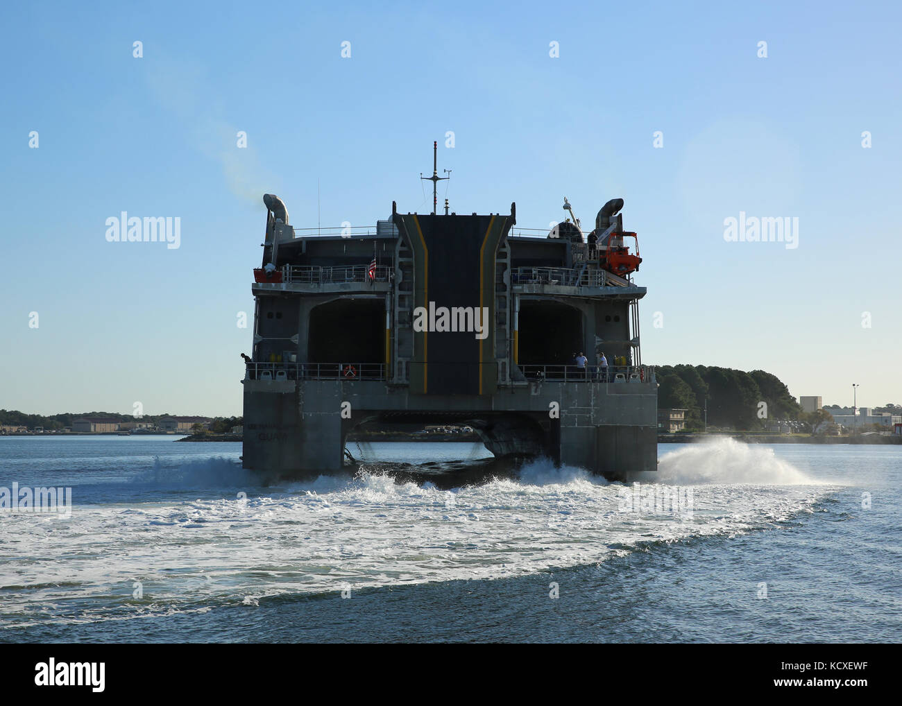 Military Sealift Command’s high-speed transport USNS Guam (HST-1 Stock ...