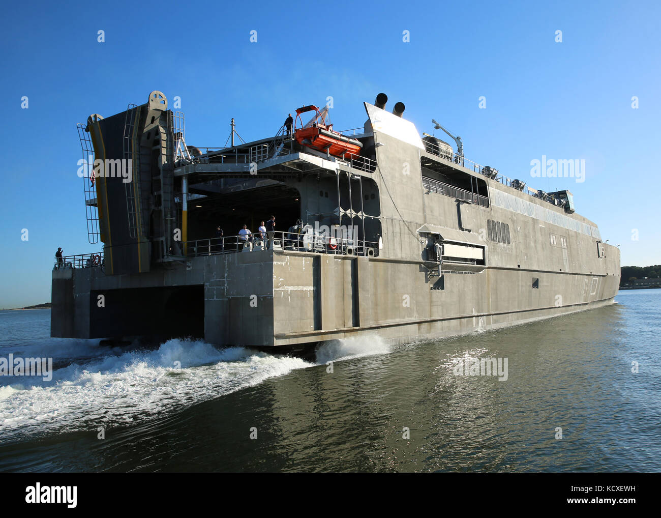 Military Sealift Command’s high-speed transport USNS Guam (HST-1 Stock ...