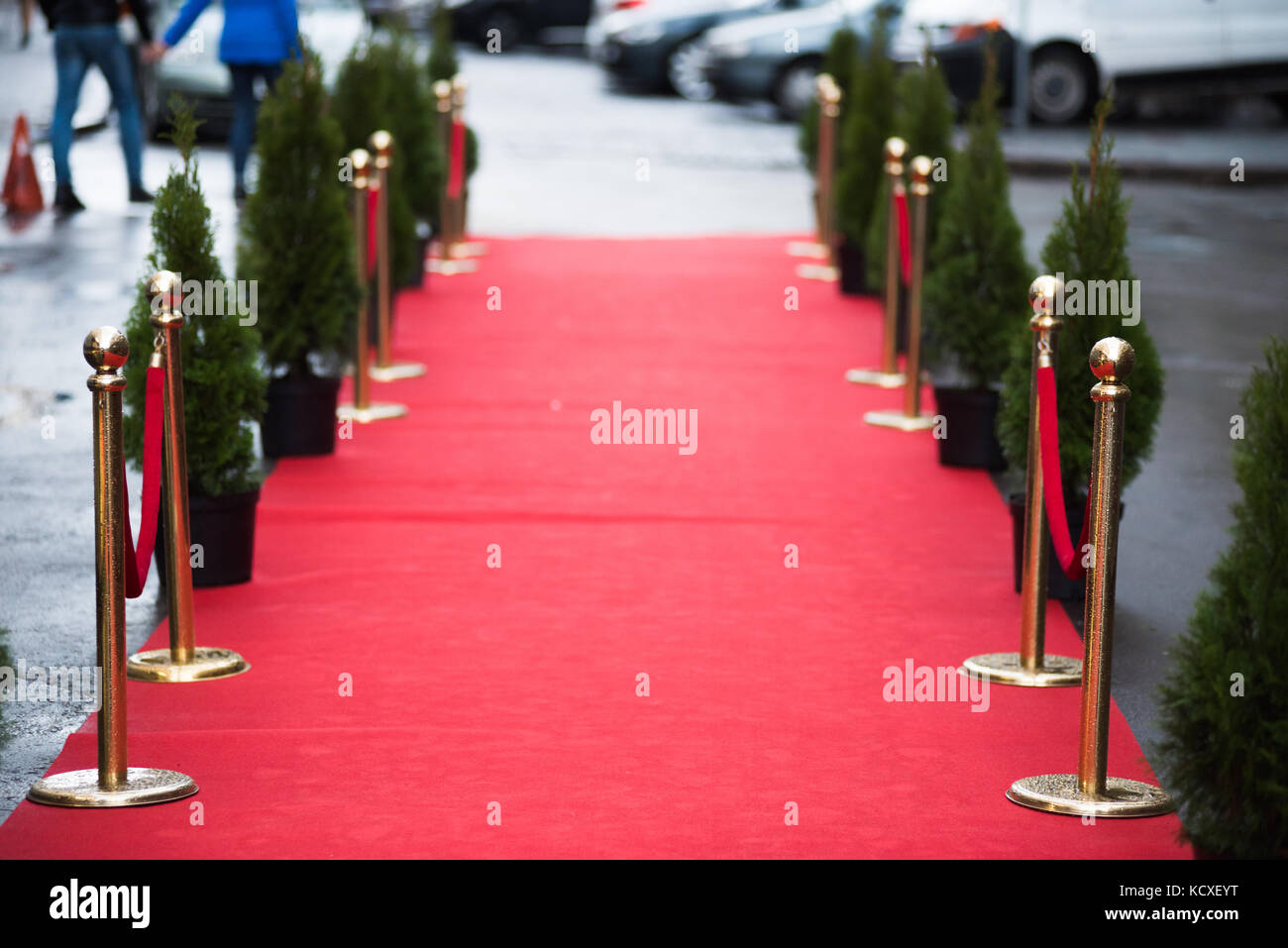 Red Carpet - is traditionally used to mark the route taken by heads of ...