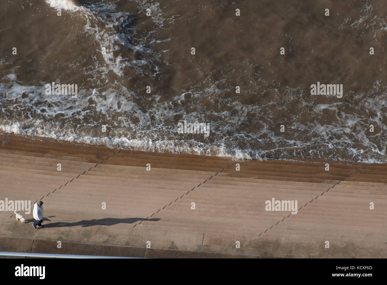 Blackpool beach promenade steps hi-res stock photography and images - Alamy