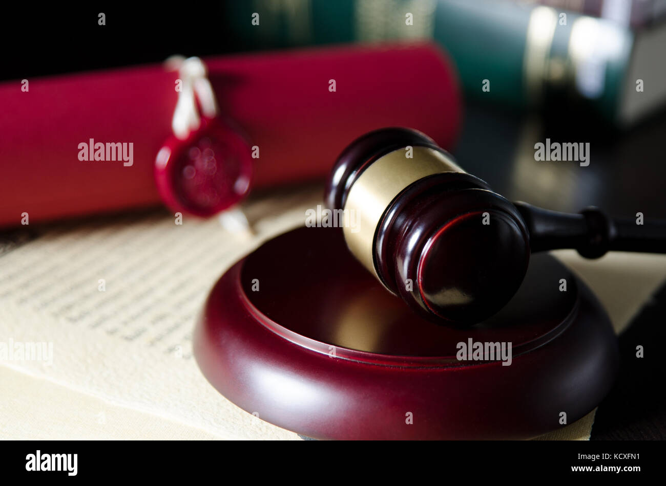 Law gavel in courtroom. Legal system justice concept Stock Photo - Alamy