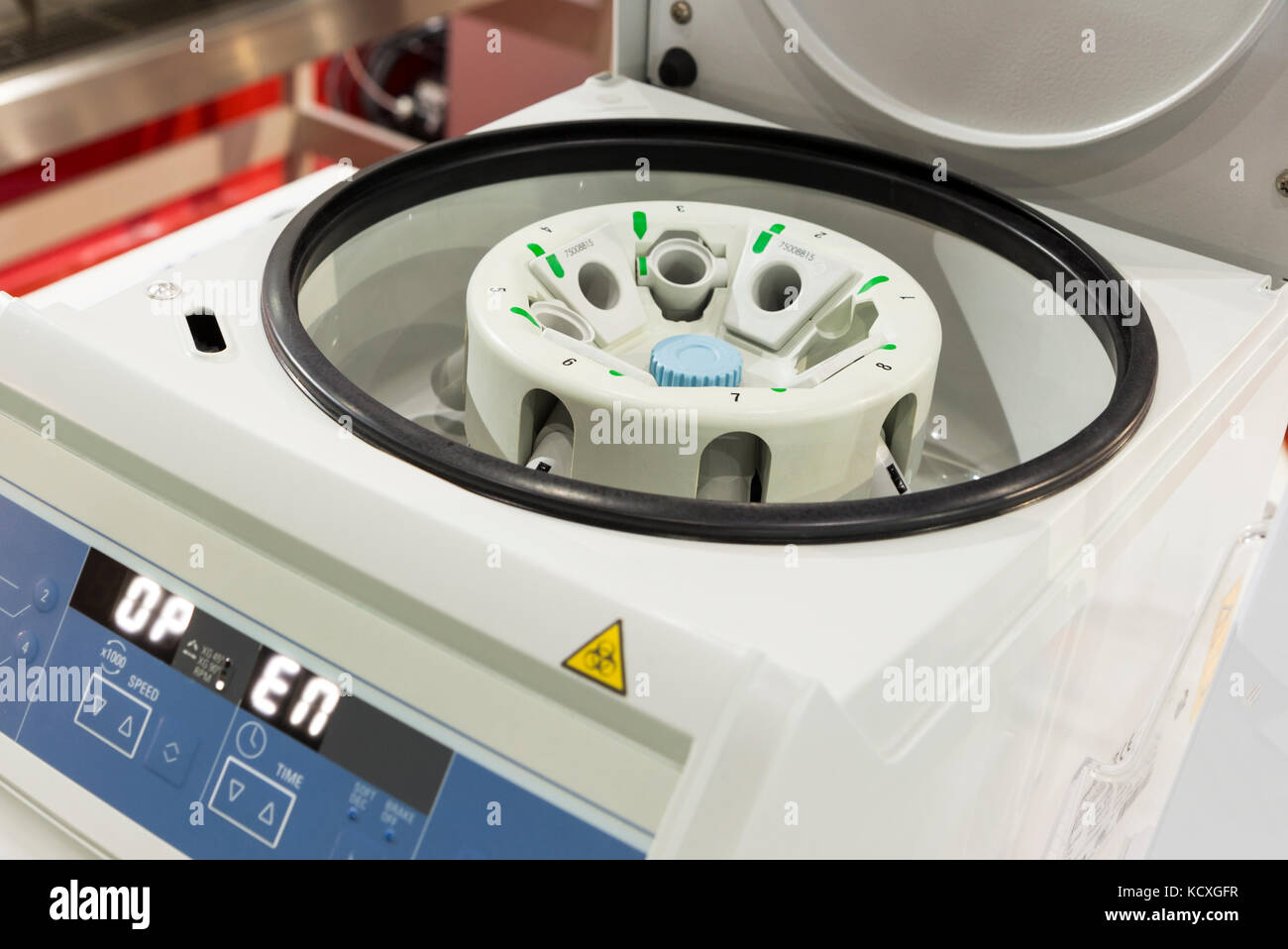 control panel of centrifuge machine ; close up Stock Photo - Alamy