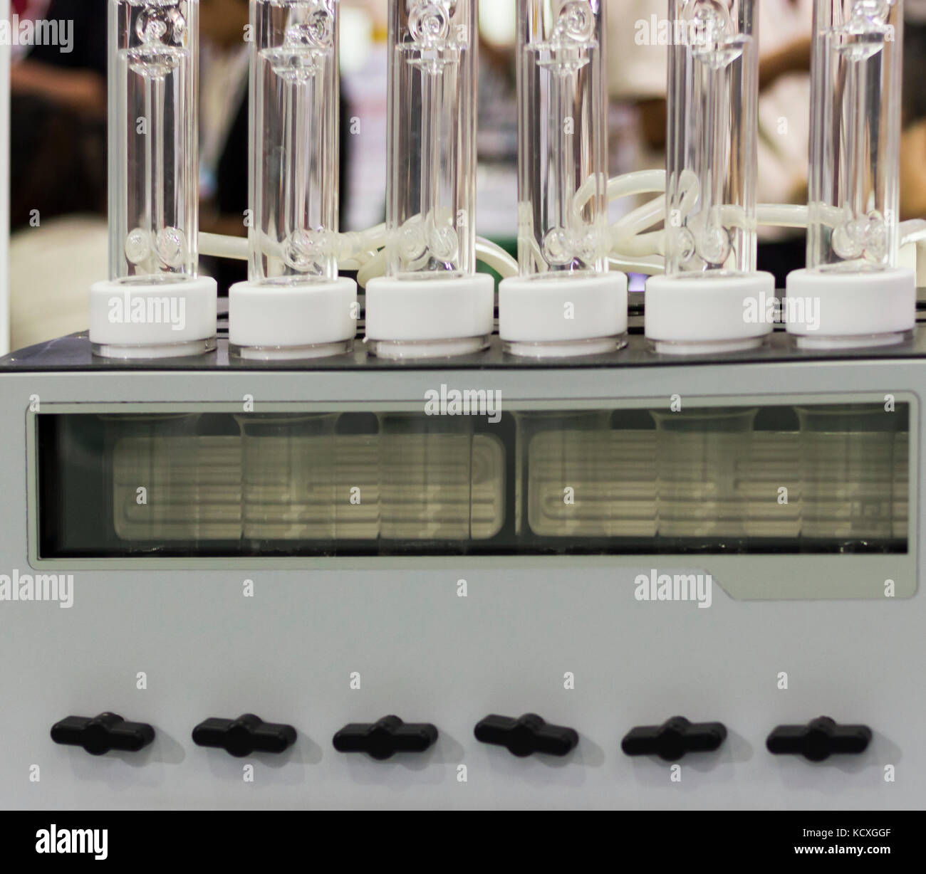 Hydrolysis unit and Raw Fibre Analysizer for laboratory Stock Photo - Alamy