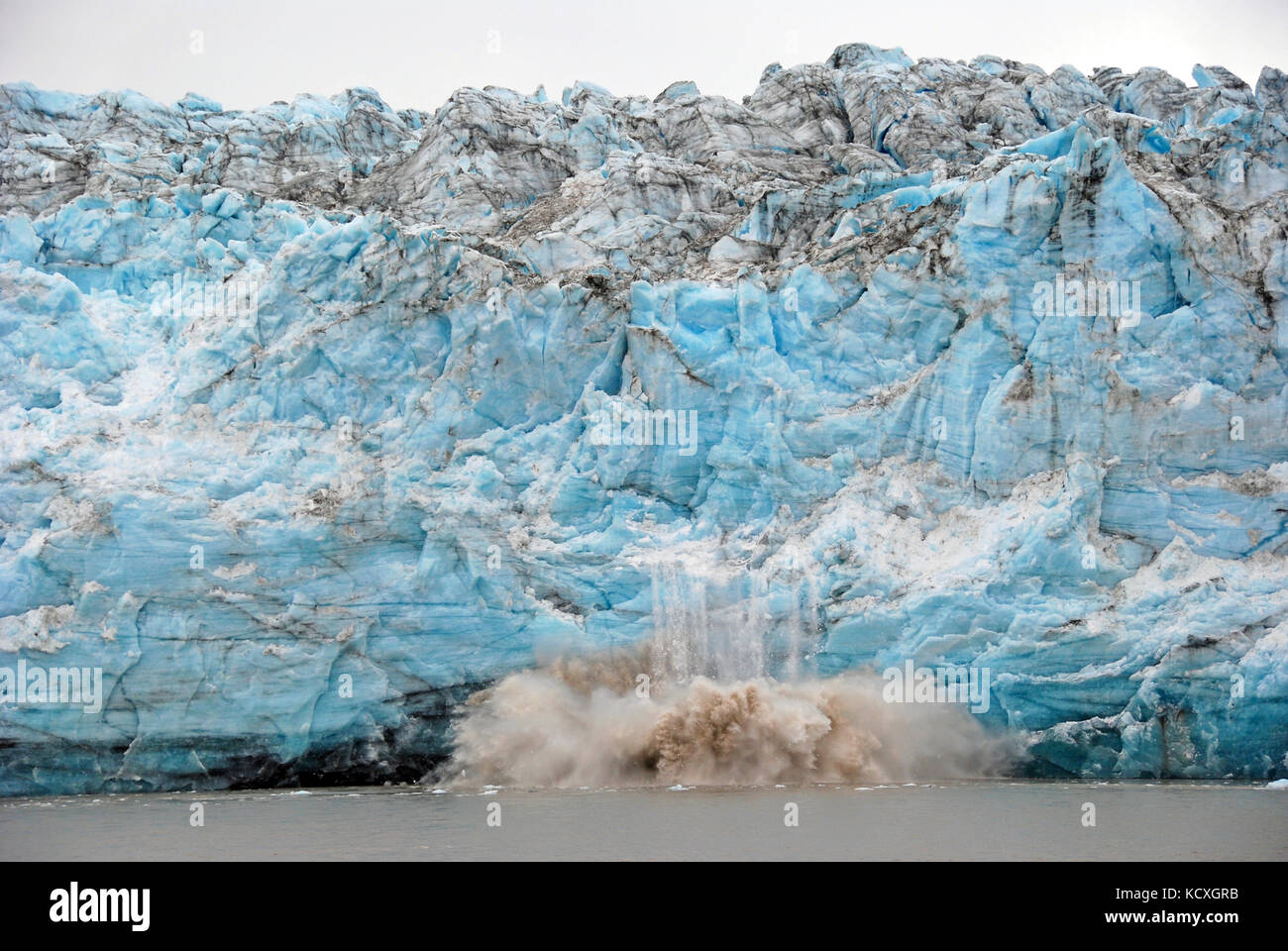 Calving Ice on the Childs Glacier near Cordova Alaska Stock Photo - Alamy