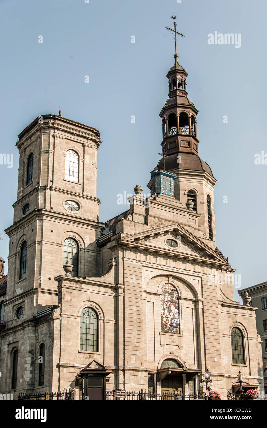 The Cathedral basilica of Notre-Dame de Quebec part of Old town UNESCO ...