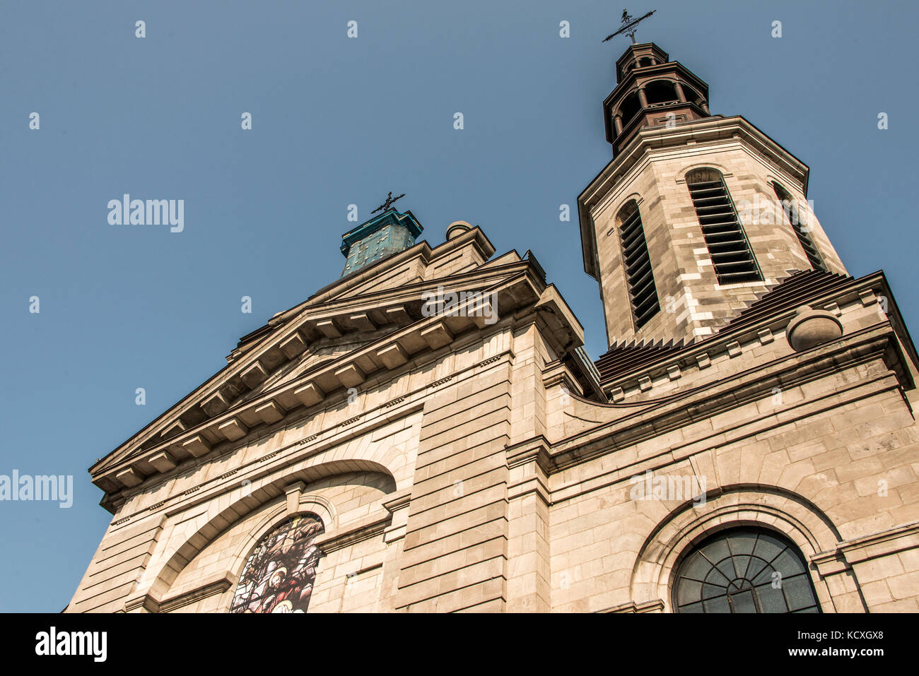 The Cathedral basilica of Notre-Dame de Quebec part of Old town UNESCO ...
