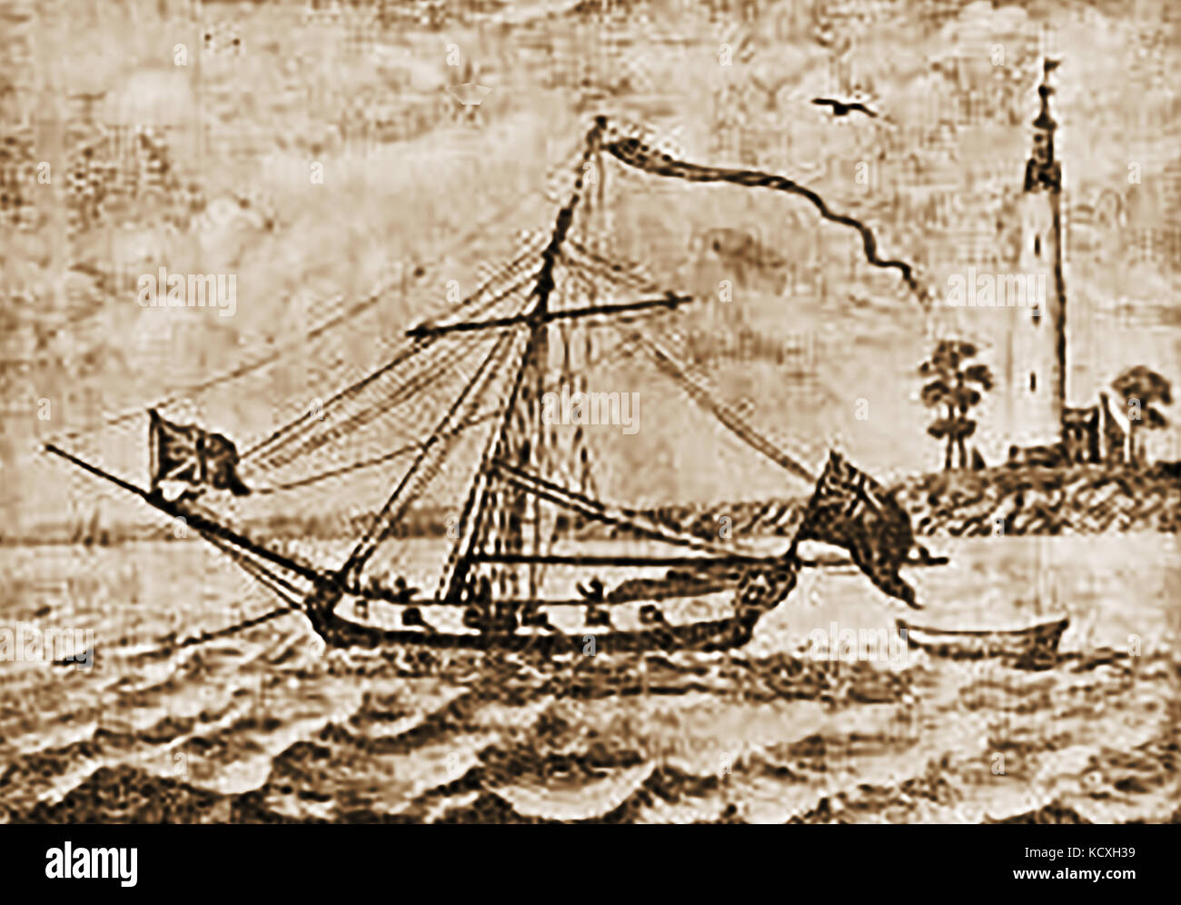 Sloop 18th century hi-res stock photography and images - Alamy