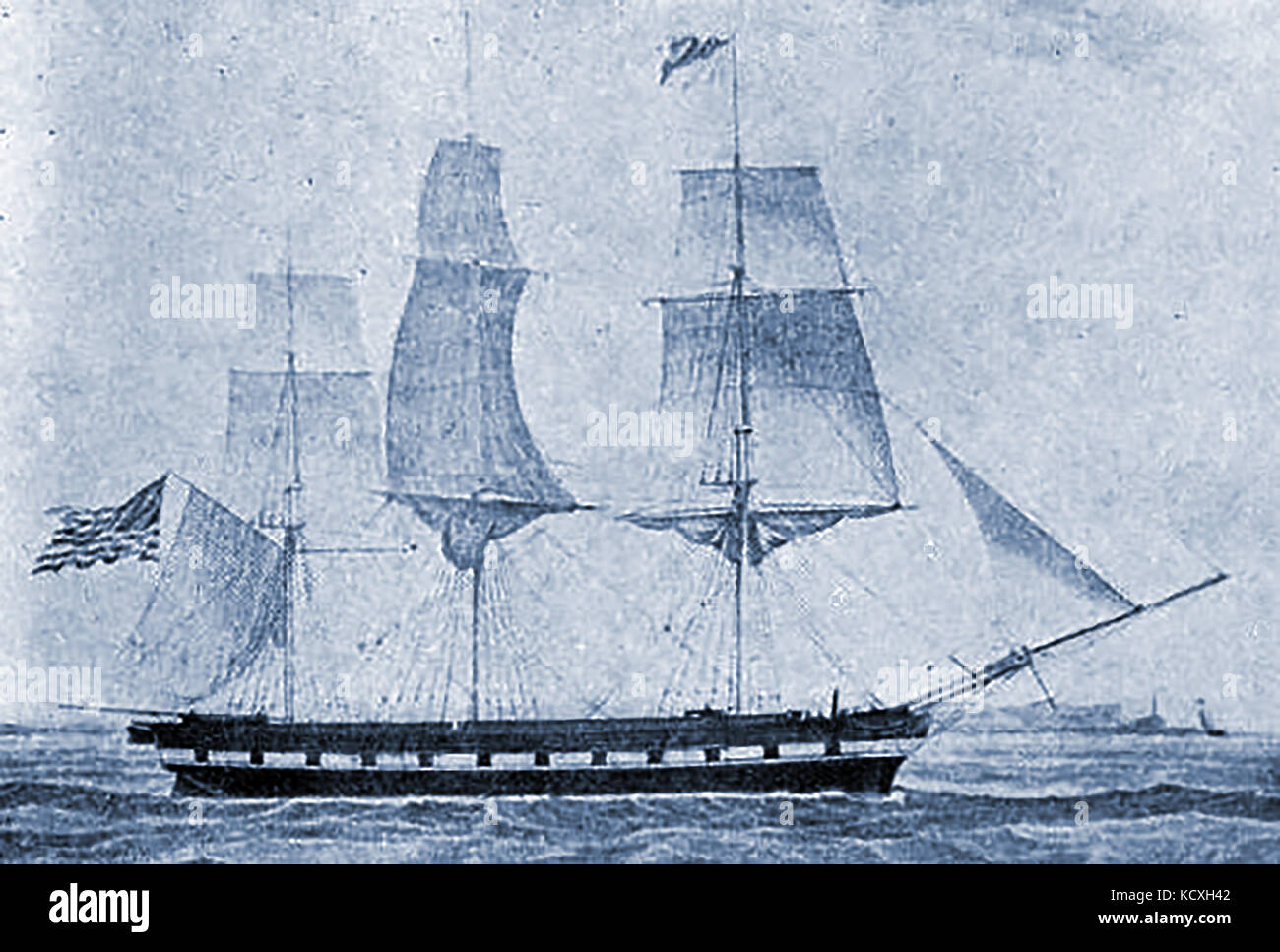 The 297 ton BORNEO built at Salem (USA) 1831 - Later altered from a ...