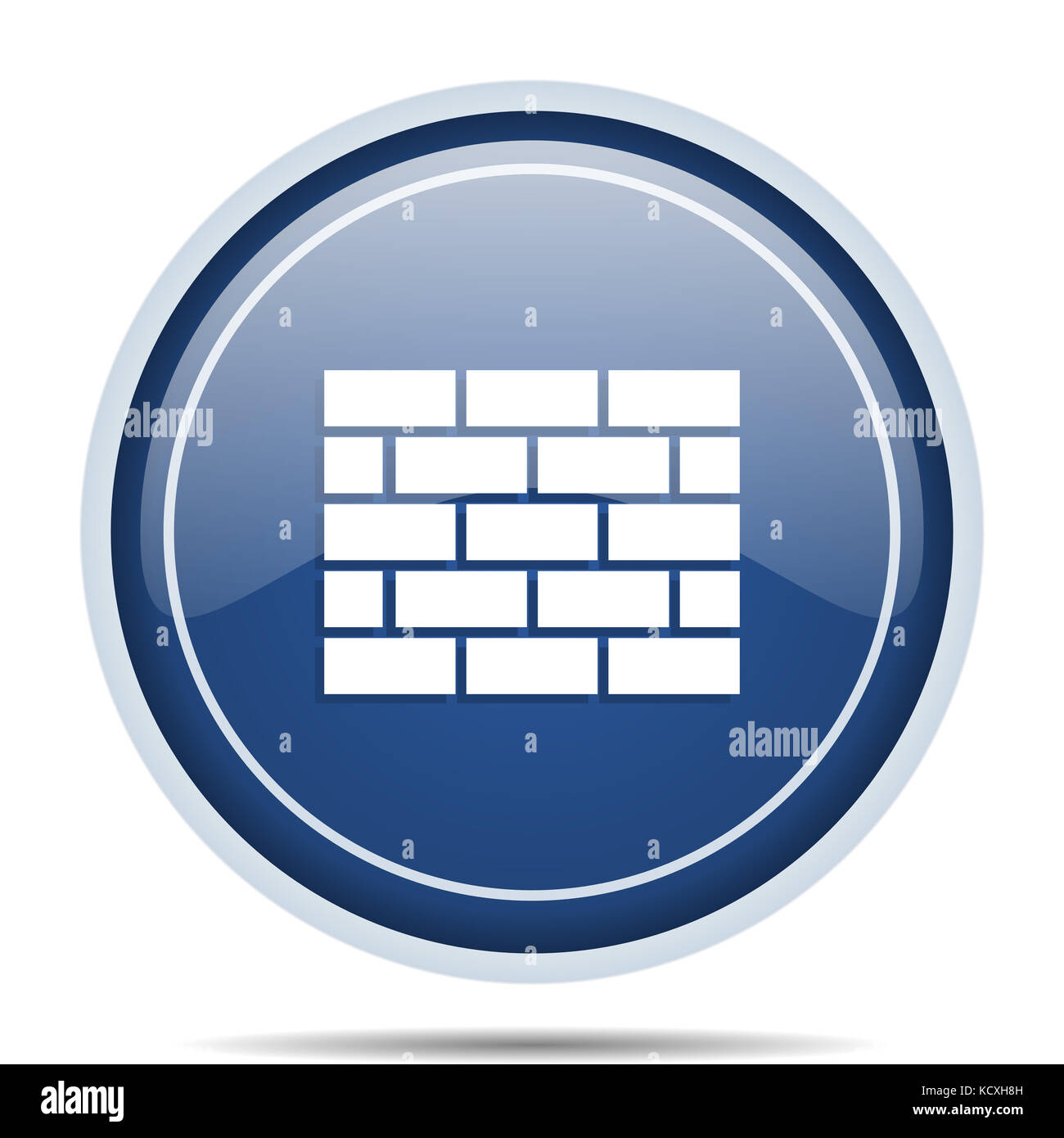 Lock icon sign round symbol hi-res stock photography and images - Alamy