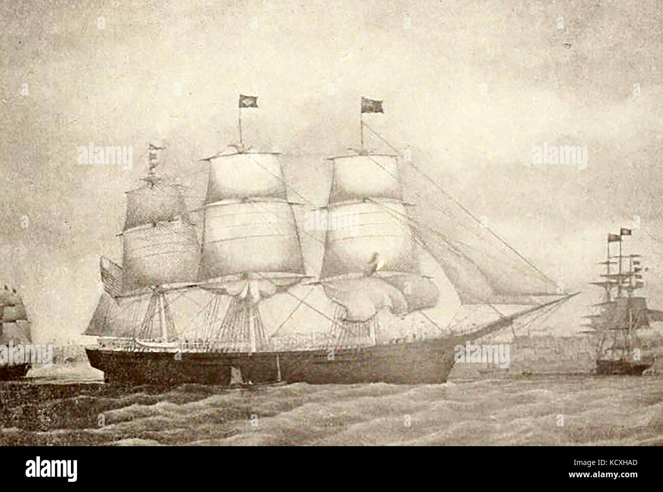 The US built 1673 ton ship CHARIOT OF FAME - constructed by Donald ...