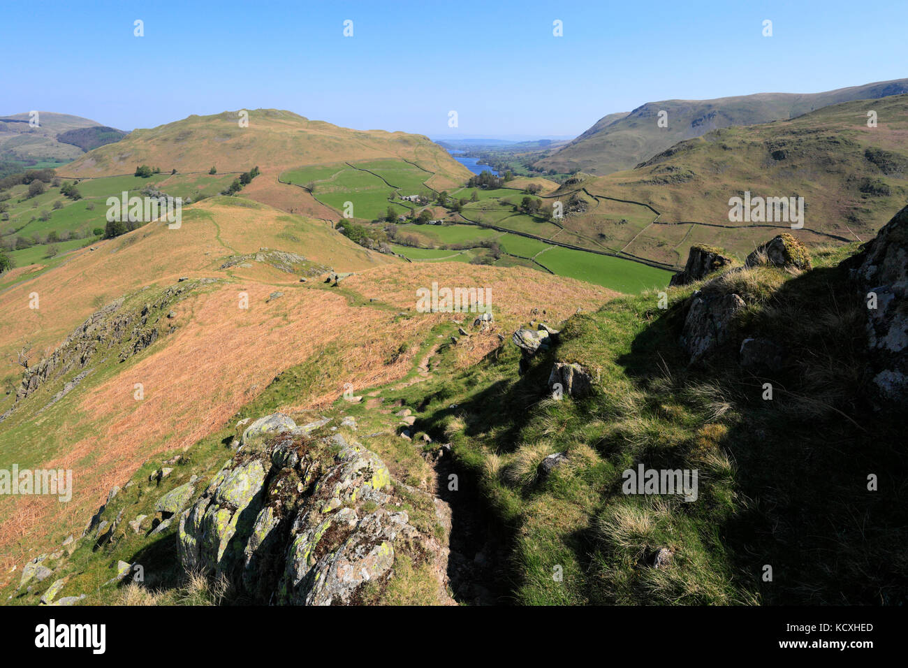 The Martindale valley, Lake District National Park, Cumbria County ...