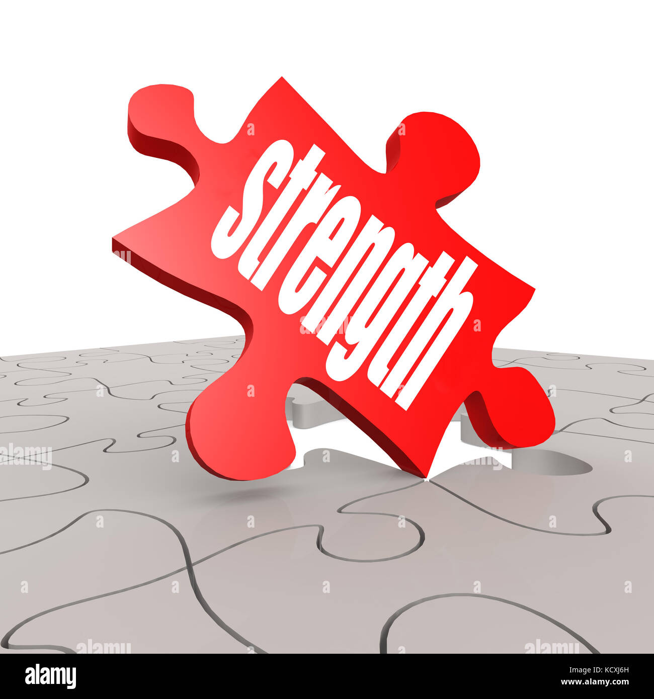 Strength word with puzzle background image with hi-res rendered artwork ...