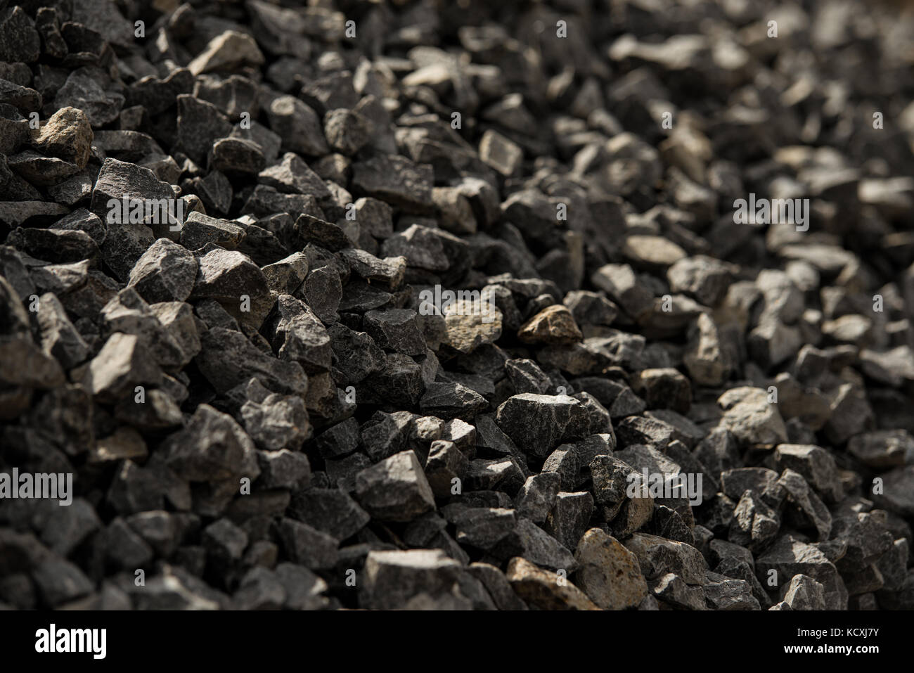 dark rubble granite boulder pile Stock Photo - Alamy