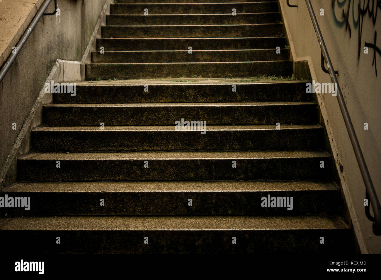 wet stone rainy stairs Stock Photo - Alamy