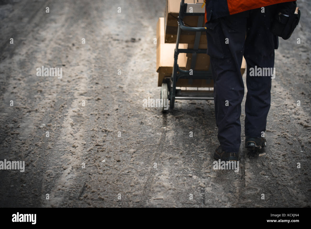 Ice Delivery Man High Resolution Stock Photography and Images - Alamy