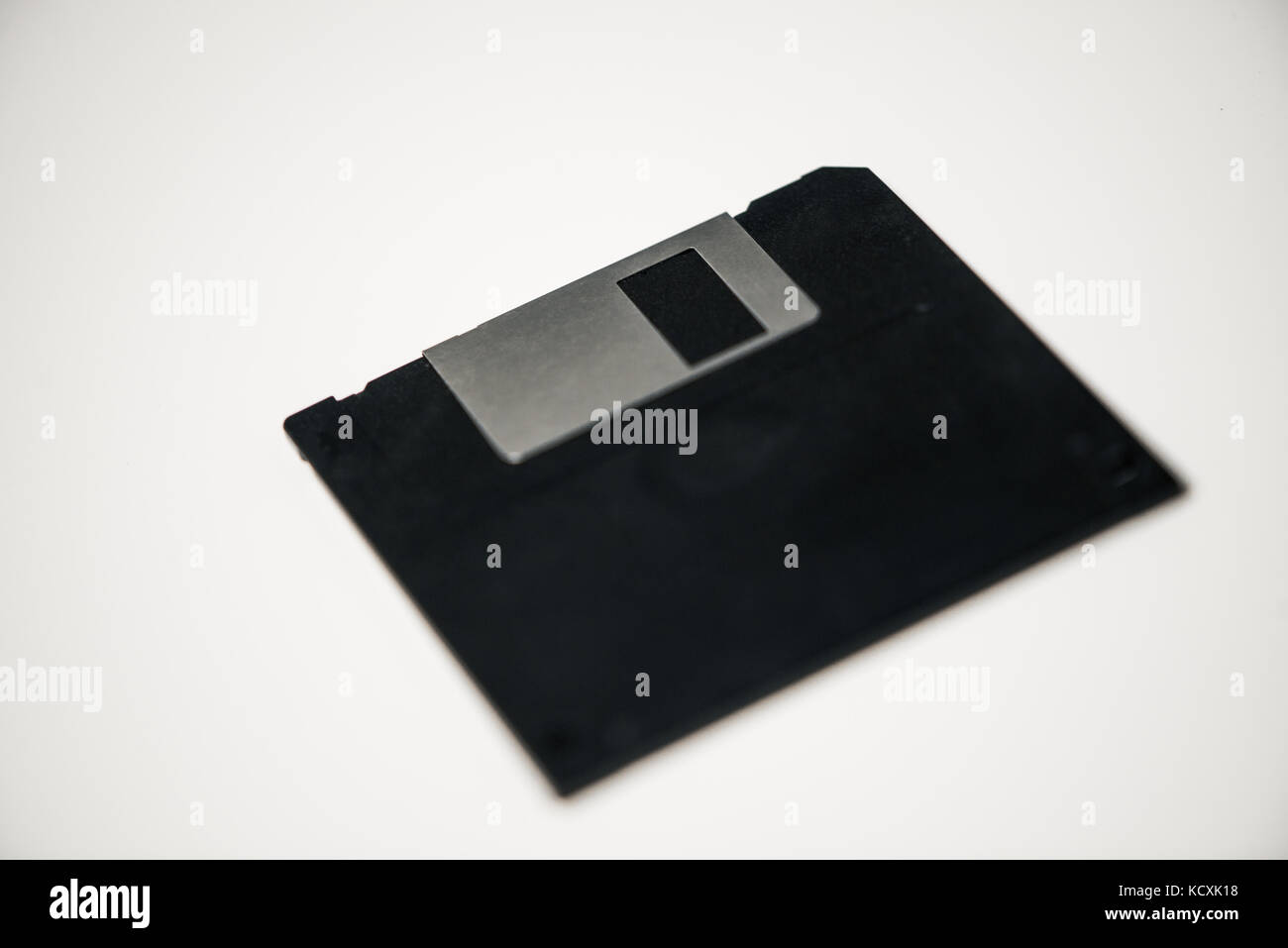 Old black computer disc 3.5 Stock Photo - Alamy