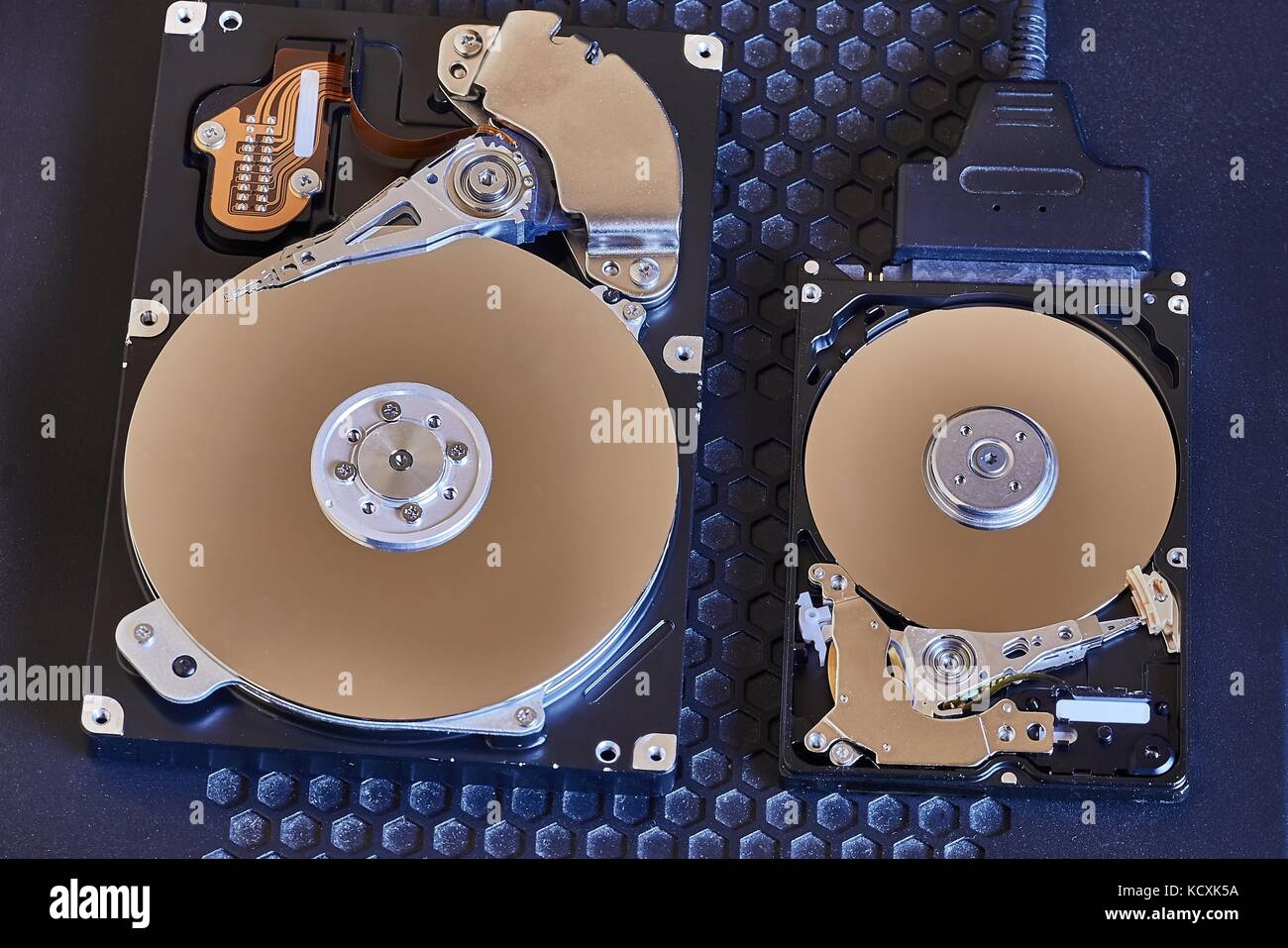 Open Hard Disks Stock Photo - Alamy