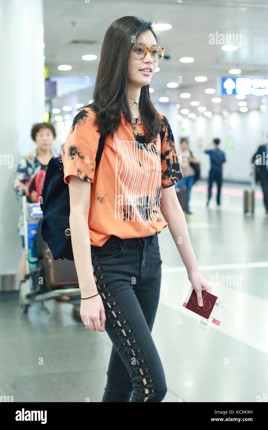 Chinese supermodel Xi Mengyao, better known as Ming Xi, at the Beijing ...