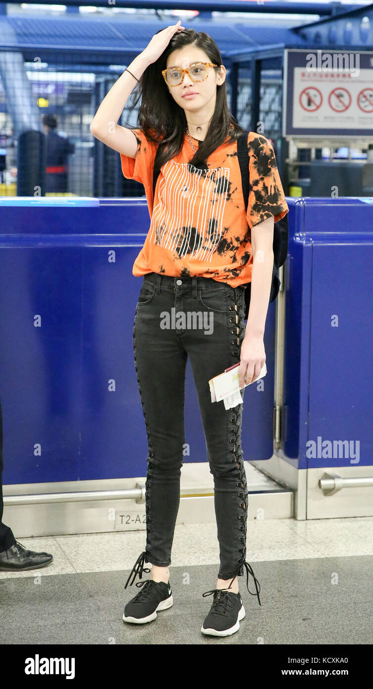 Chinese supermodel Xi Mengyao, better known as Ming Xi, at the Beijing ...