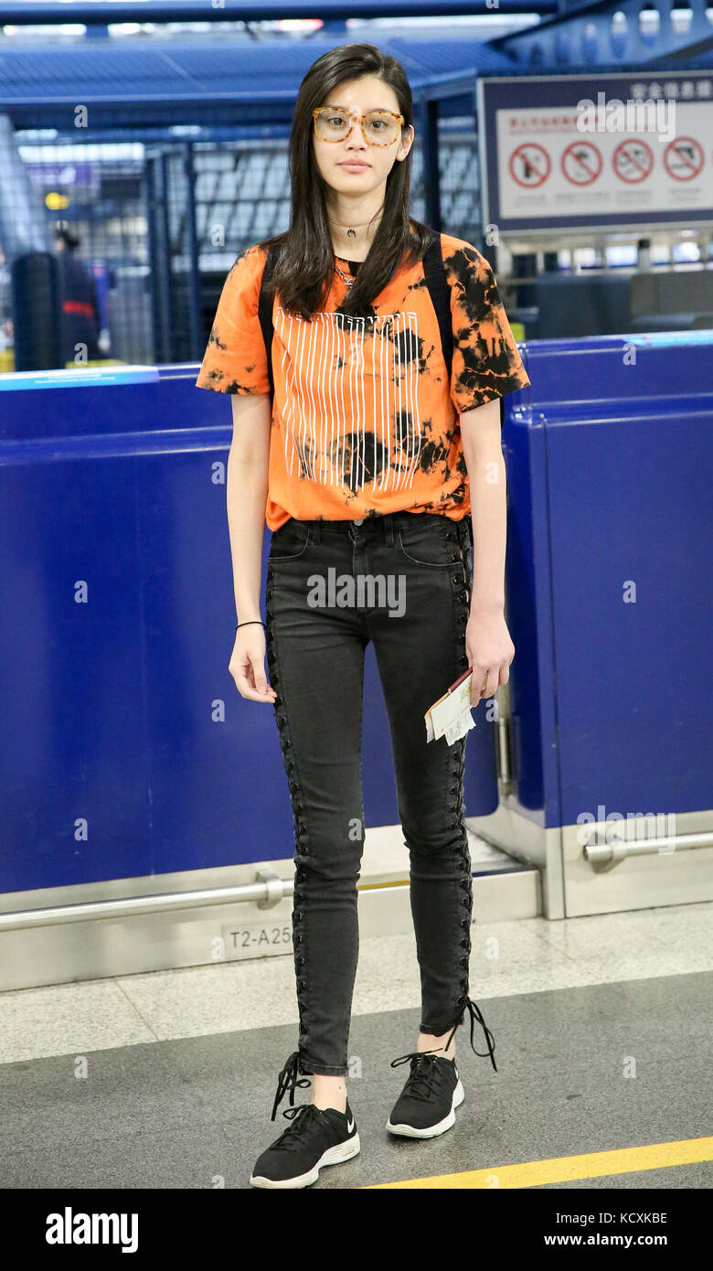 Chinese supermodel Xi Mengyao, better known as Ming Xi, at the Beijing ...