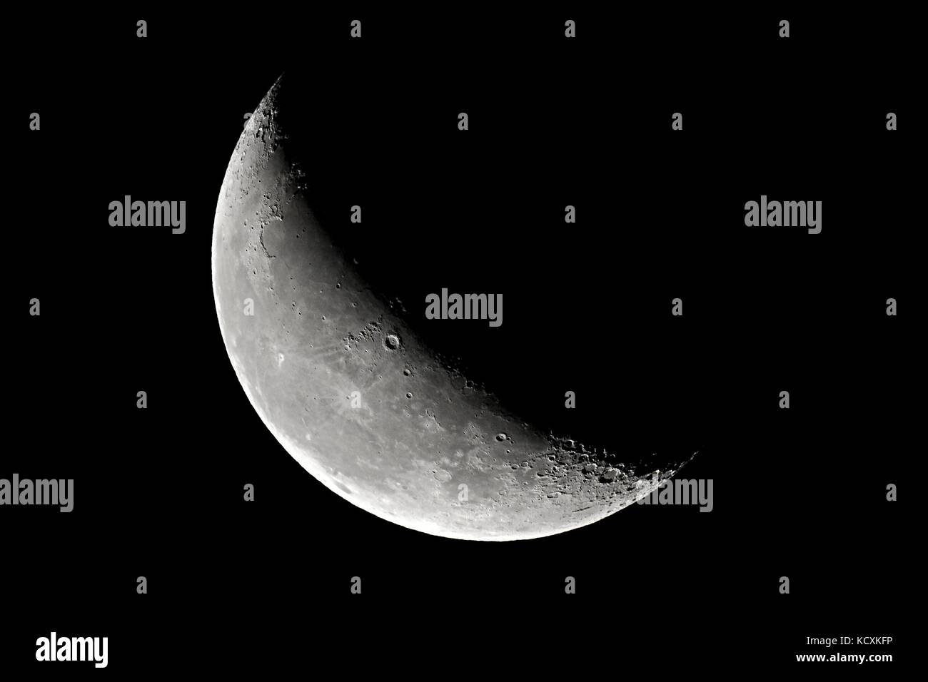 Moon detailed closeup Stock Photo - Alamy