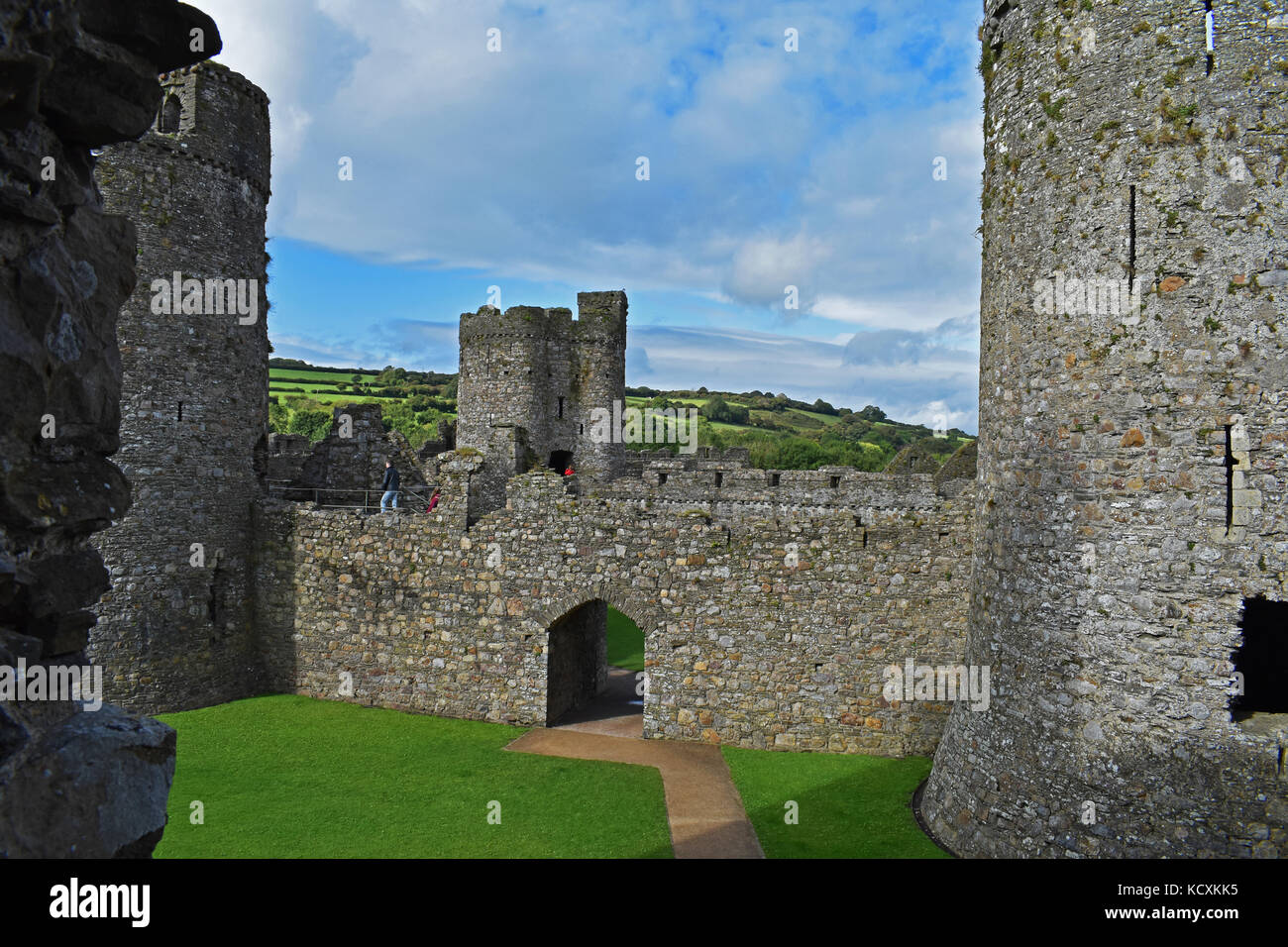 Kidwelly Castle, Wales Stock Photo - Alamy
