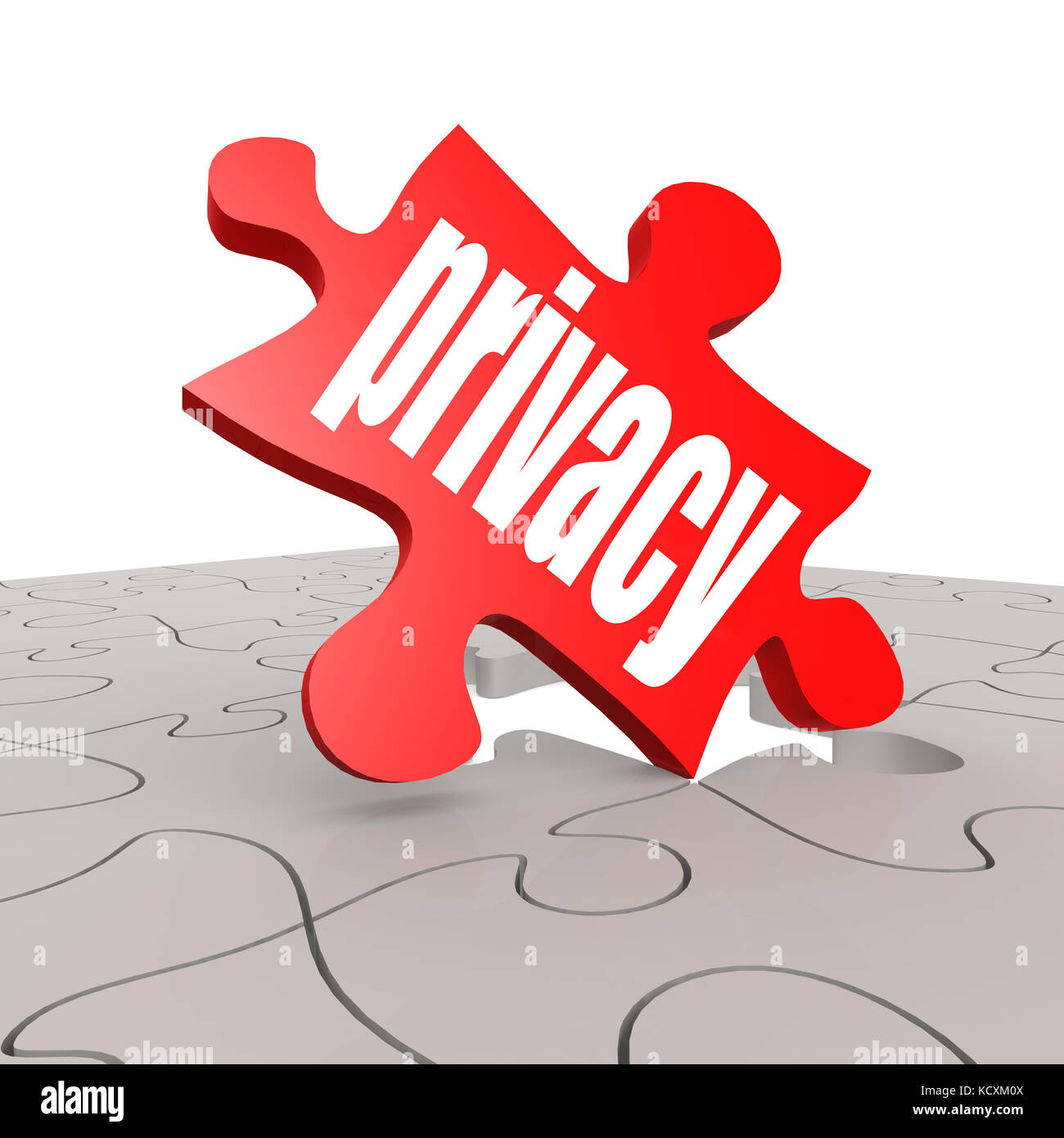 Privacy word with puzzle background image with hi-res rendered artwork ...