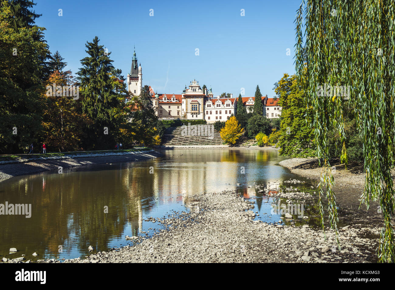 Pruhonice, Czech Republic- September 23, 2017: People are visiting ...