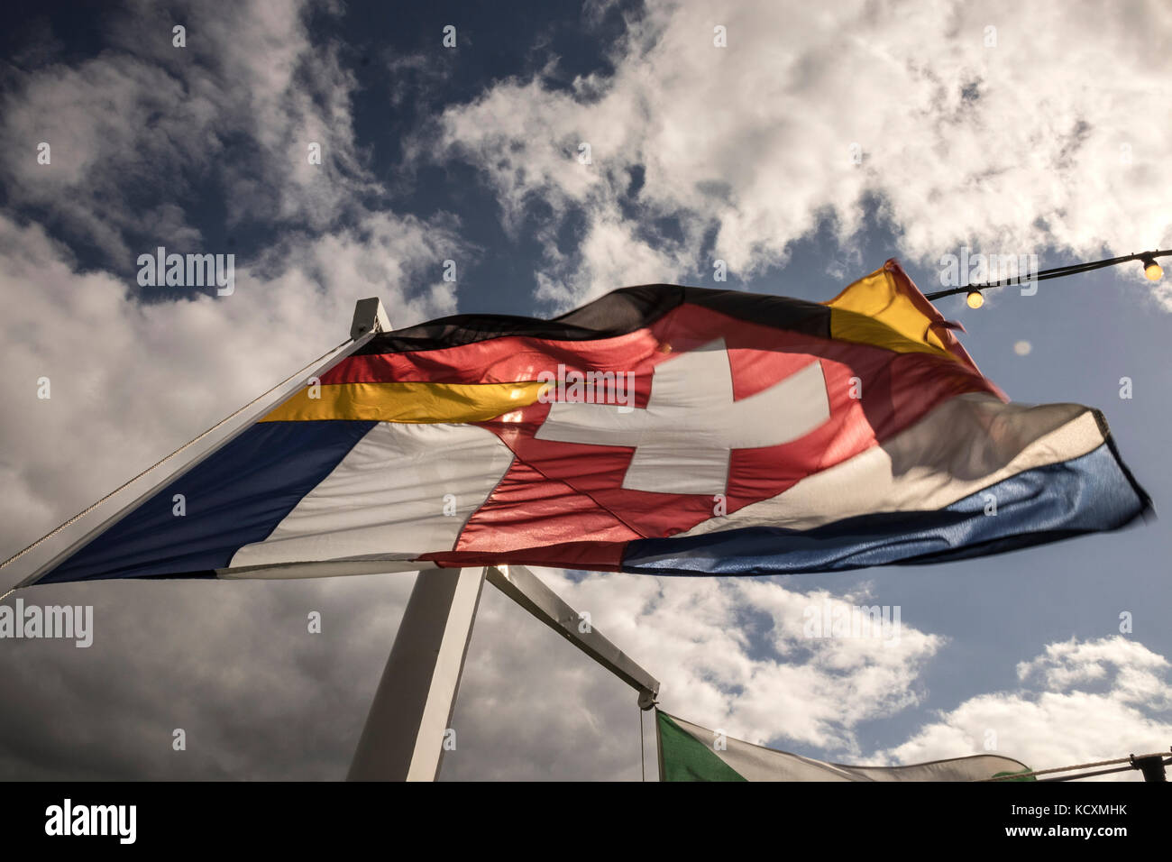 A multi-national European Flag of European Nations showing the flags of ...