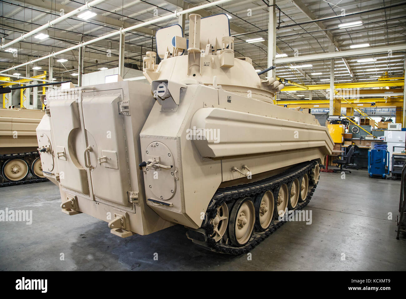 A M113A3/BMP-2 Opposing Forces Surrogate Vehicle stands ready for ...