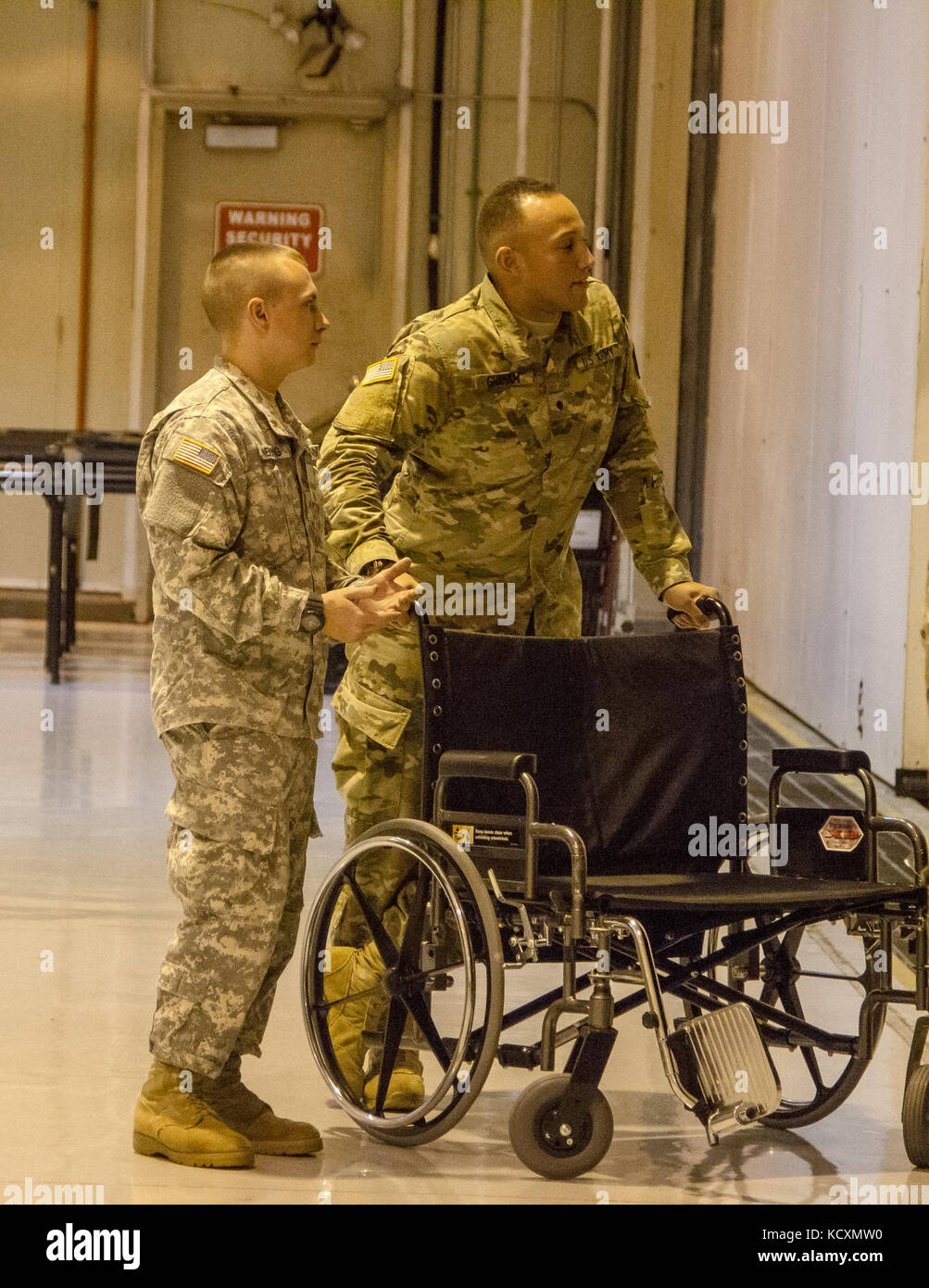Spc. Benjamin Enneking (left), and Spc. Alexander Graham, both X-ray ...