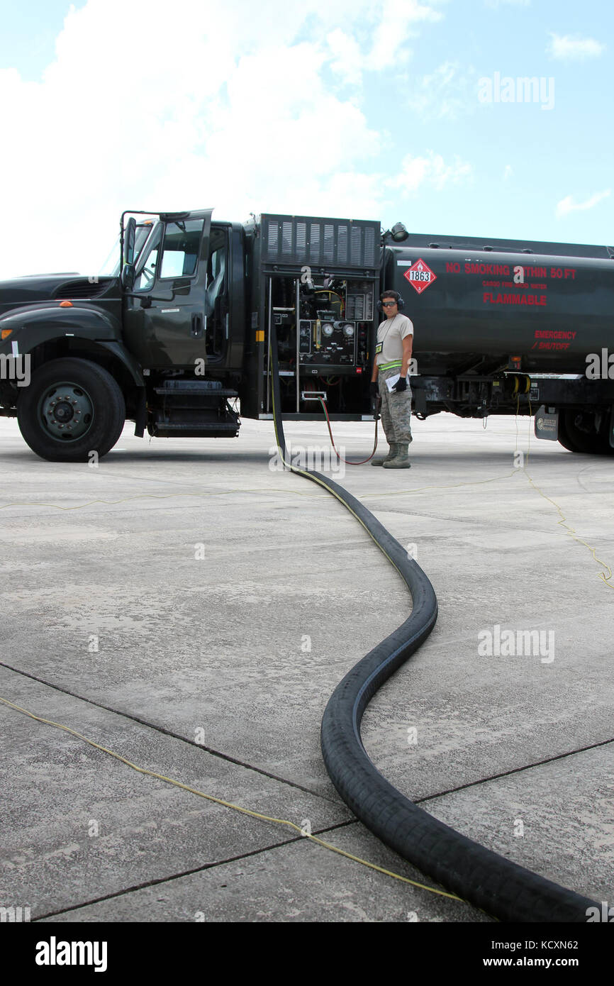 Tech. Sgt. Harry Rivera, a fuels specialist with the 156th Airlift Wing ...