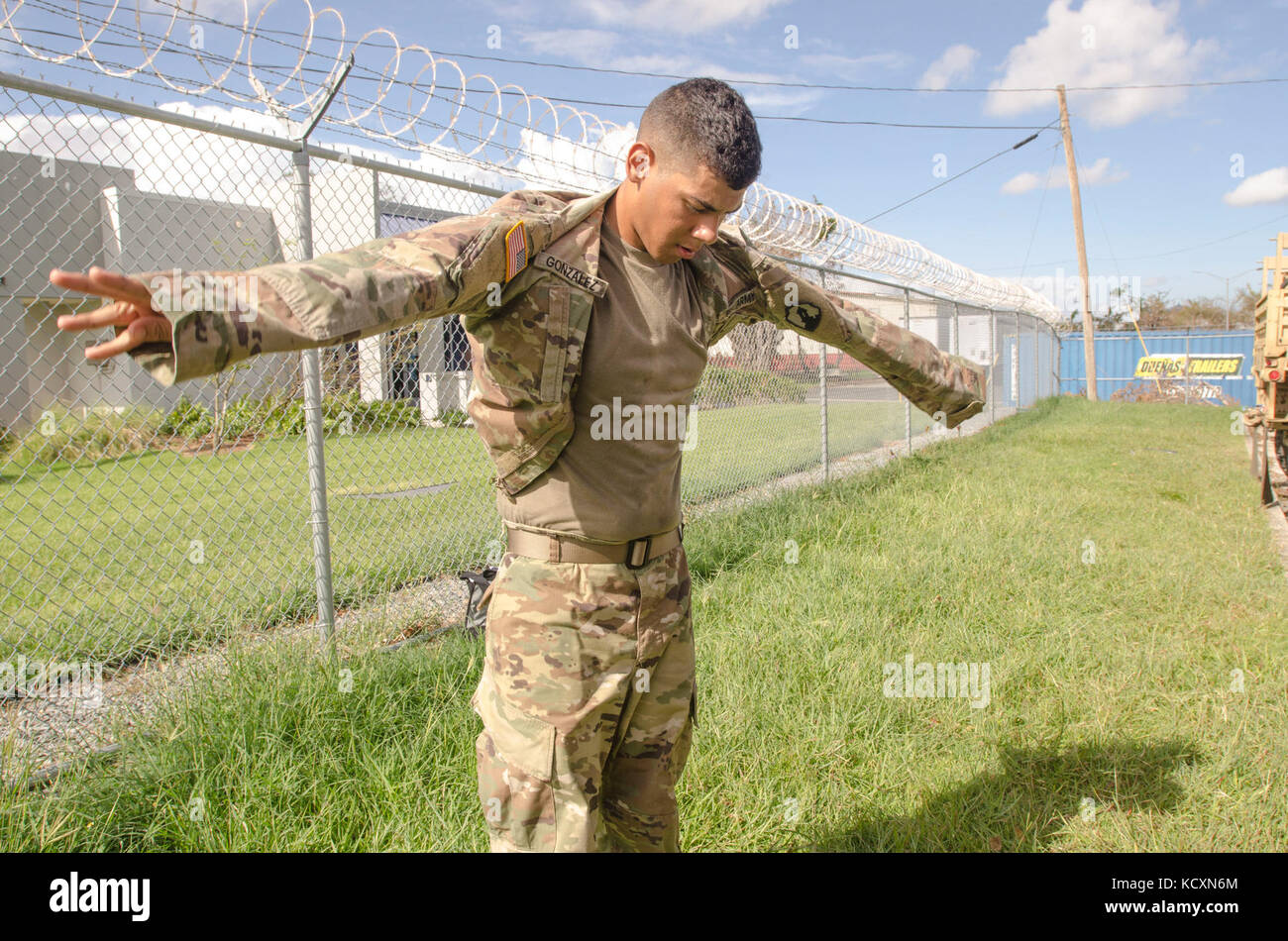 U.S. Army Reserve Pvt. Caleb Gonzalez, a petroleum supply specialist ...