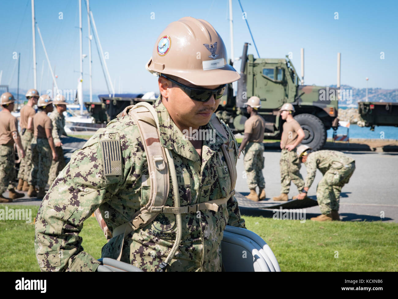 SAN FRANCISCO (Oct. 5, 2017) Construction Mechanic 3rd Class Anthony ...
