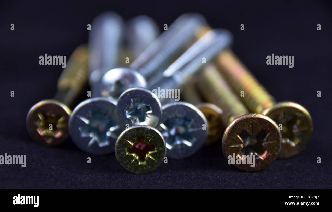 Cross recessed screw hi-res stock photography and images - Alamy