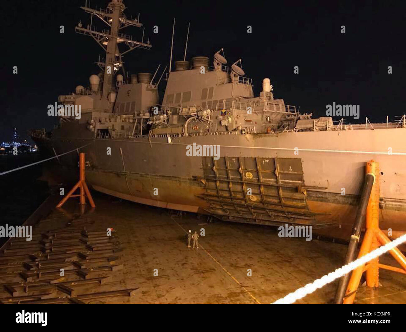 USS JOHN S. MCCAIN, At Sea (Oct. 6, 2017) The Arleigh Burke-class ...