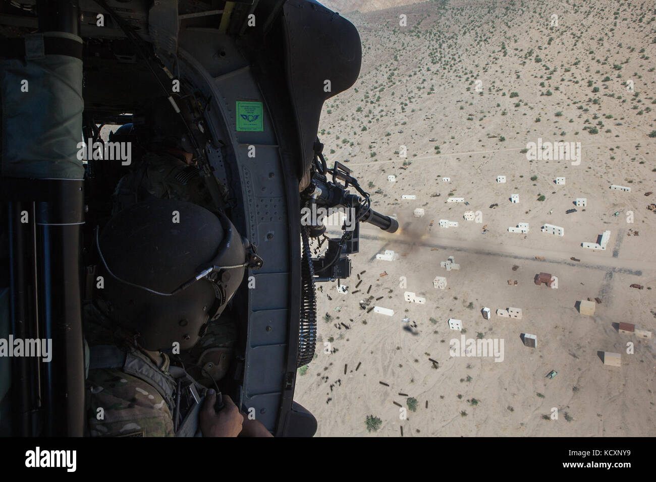 U.S. Soldiers conduct an Offensive Air Support exercise during the ...