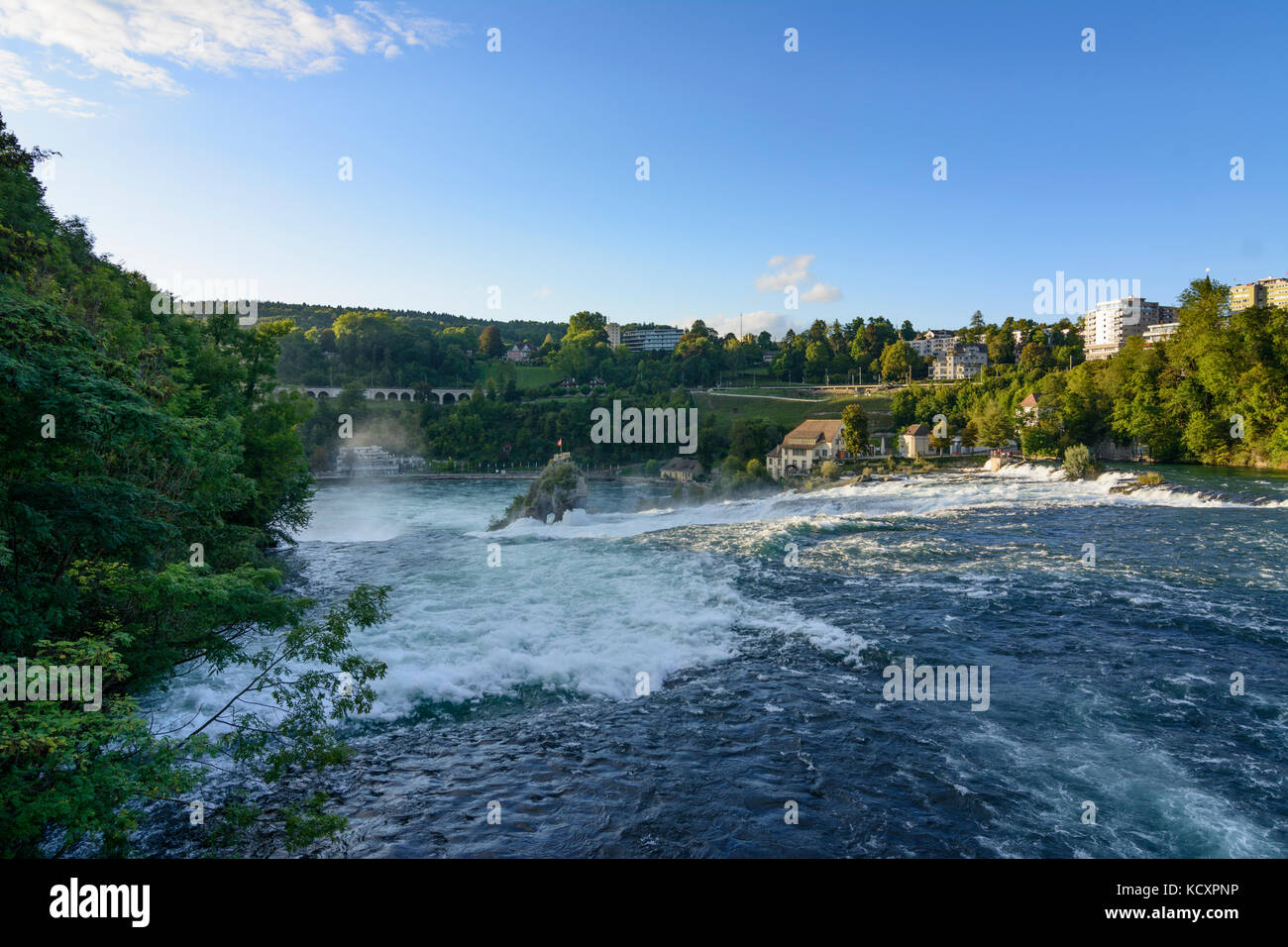 Rheinfall (Rhine Falls) waterfall, Neuhausen am Rheinfall ...