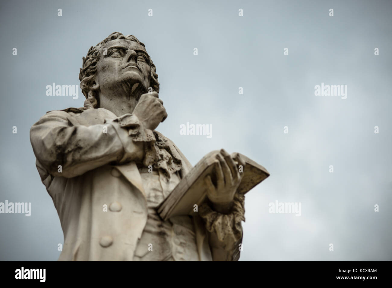 Friedrich Schiller statue in Wiesbaden Germany Stock Photo - Alamy