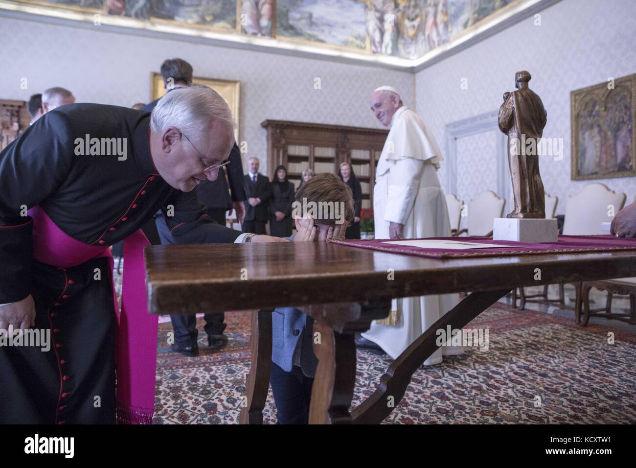 Vatican. 7th Oct, 2017. Vatican City State (Holy See) -POPE FRANCIS ...