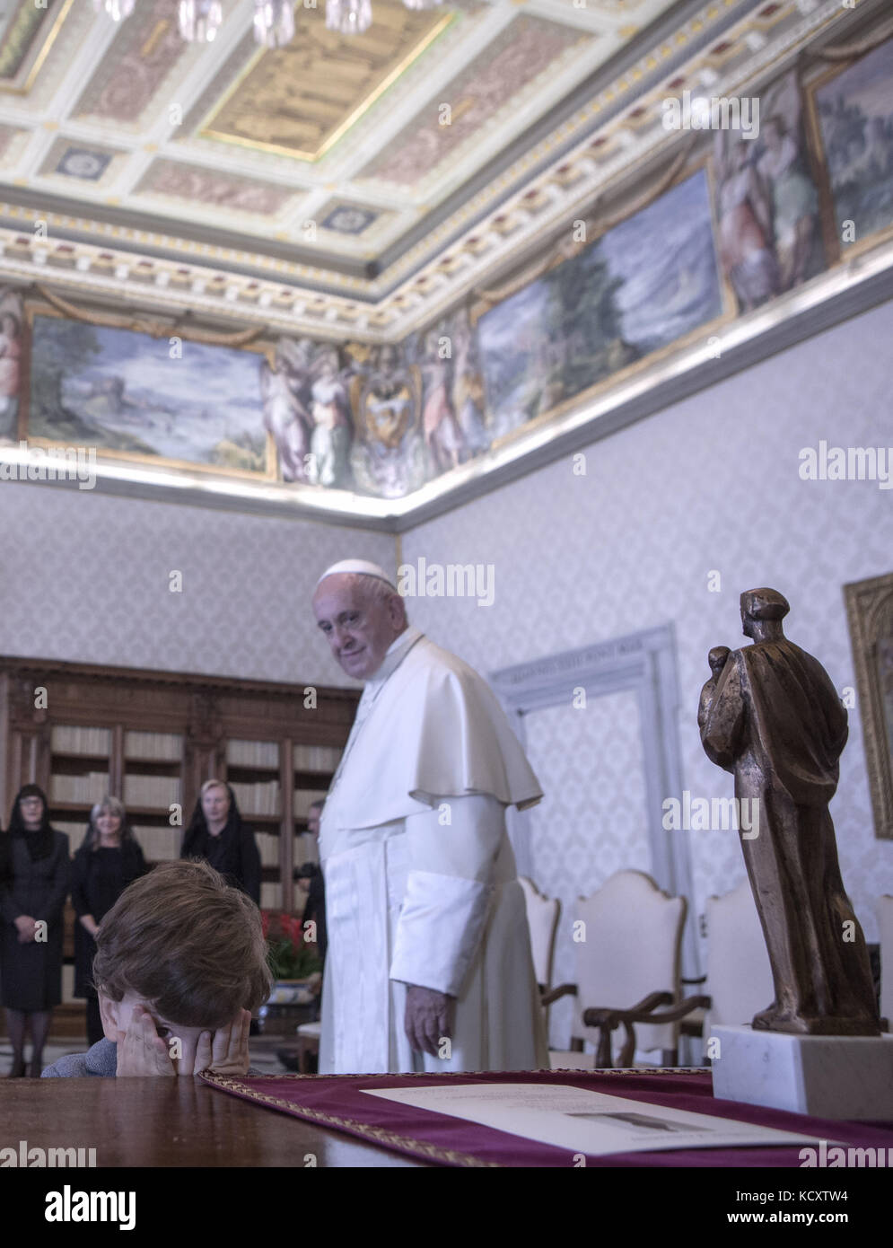 Vatican. 7th Oct, 2017. Vatican City State (Holy See) -POPE FRANCIS ...