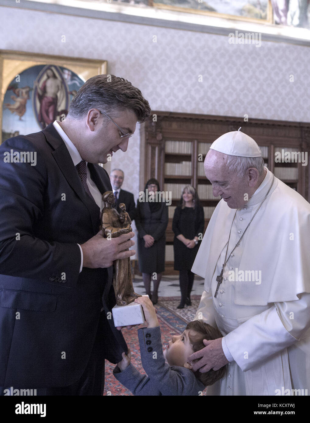 Vatican. 7th Oct, 2017. Vatican City State (Holy See) -POPE FRANCIS ...