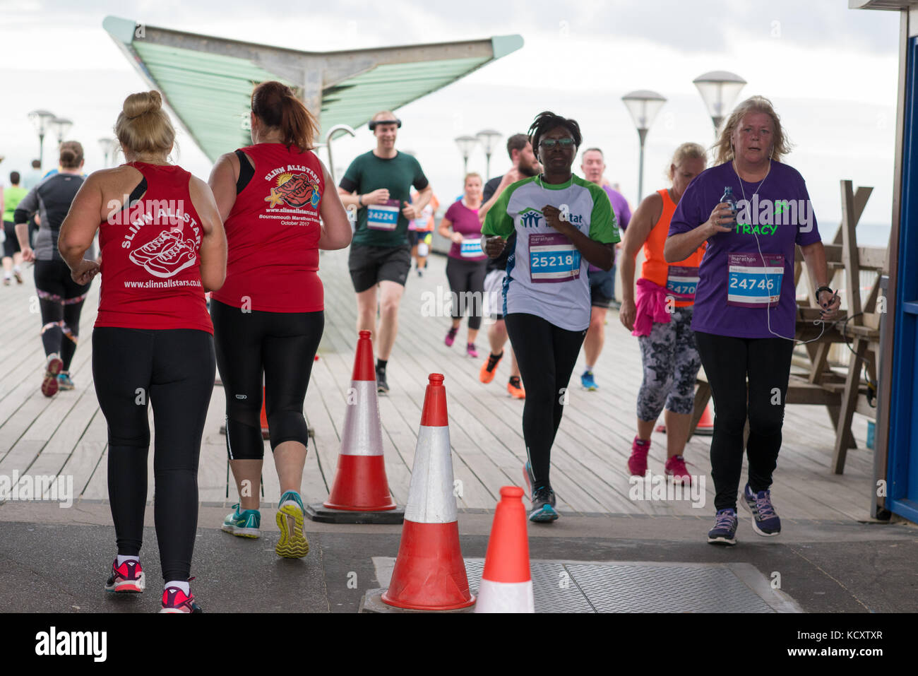 Bournemouth, Dorset, UK. 7th October, 2017. Competitors in a 10k run at ...