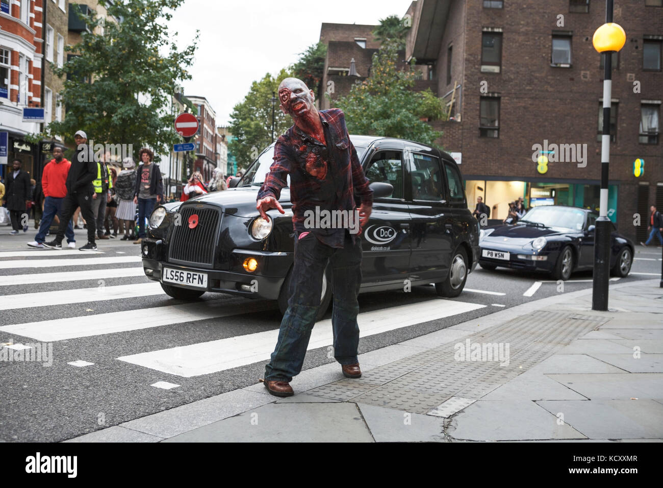 London, UK. 7th Oct, 2017. World Zombie Day - London. This is an annual ...
