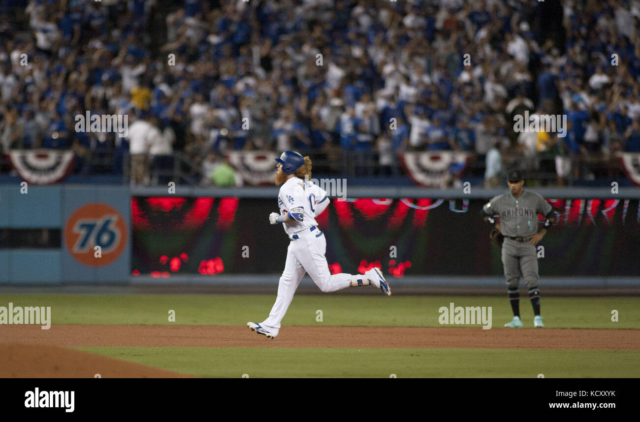 Los angeles dodgers third baseman justin turner 10 hi-res stock ...