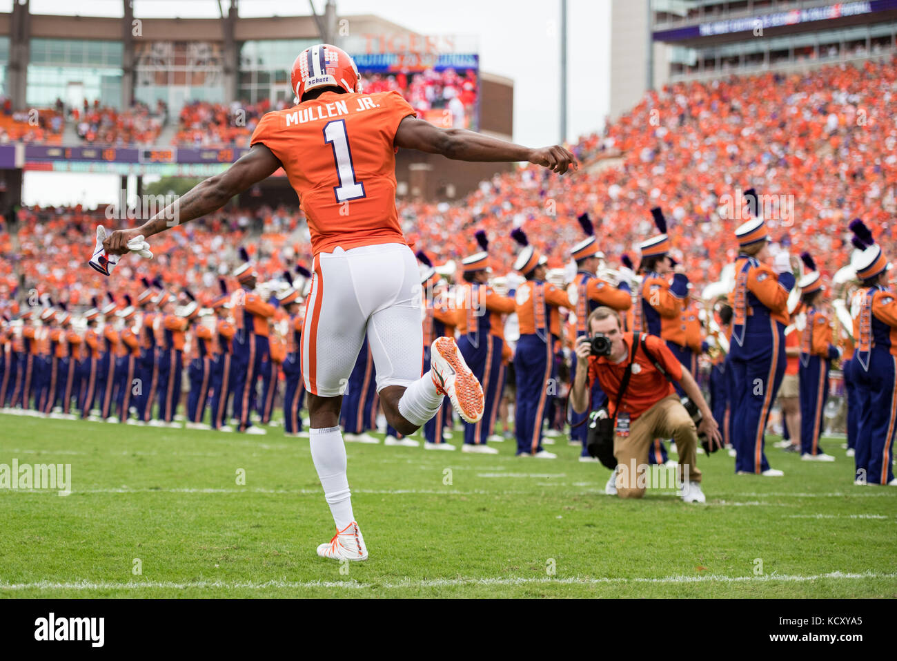 Clemson cornerback Trayvon Mullen (1) during the NCAA college football ...