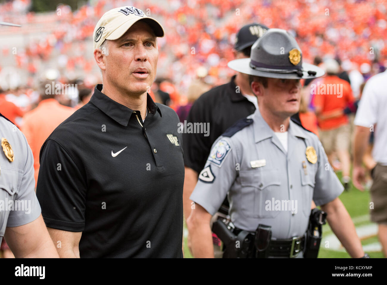 Wake Forest Head Coach Dave Clawson during the NCAA college football ...