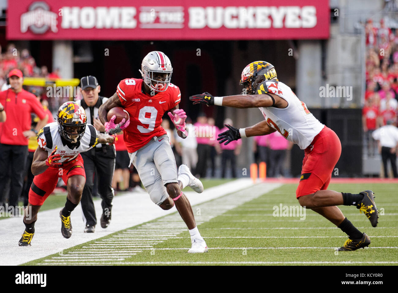 Ohio Stadium, Columbus, OH, USA. 7th Oct, 2017. Ohio State Buckeyes ...