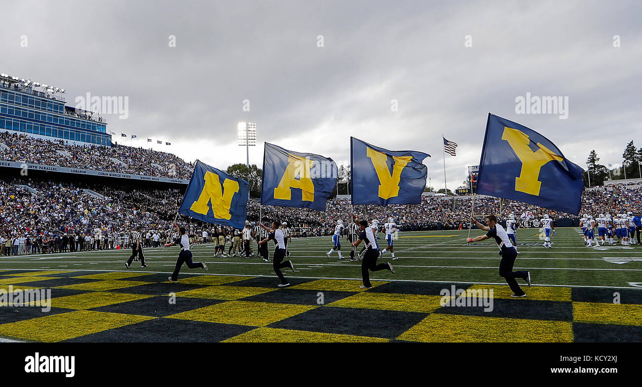 Annapolis, Maryland, USA. 7th Oct, 2017. United States Naval Academy ...